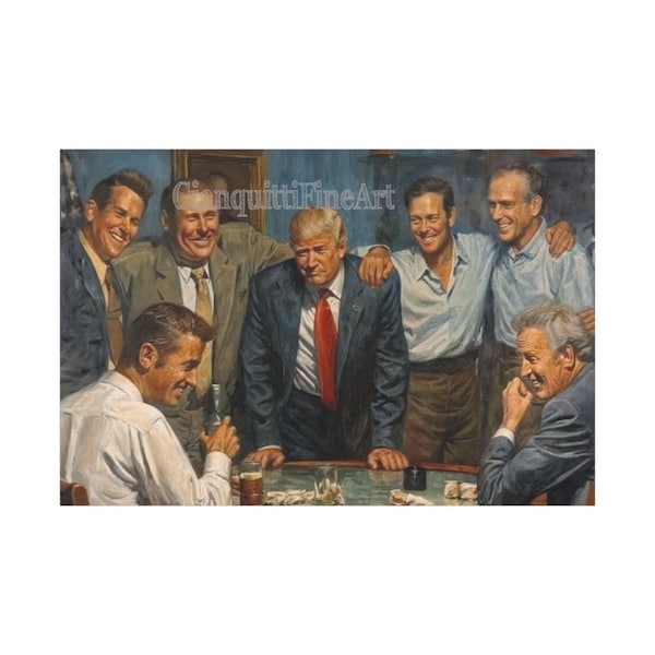 Trump Canvas Wall Art - Etsy