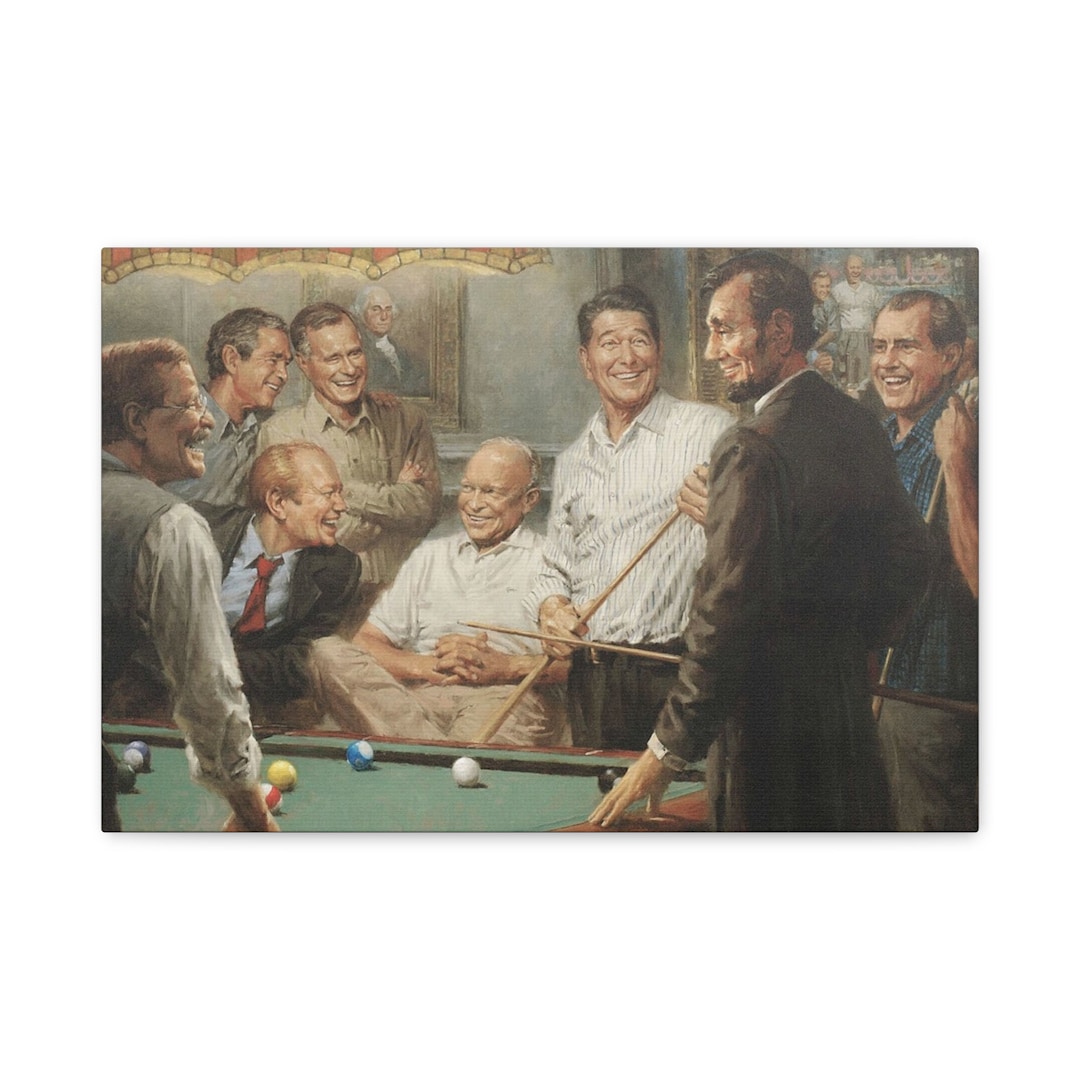 Republican Presidents Painting Canvas Art, Historical Painting - Etsy