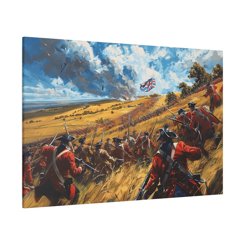 Revolutionary War Painting, Historical Artwork, Wall Decor, American ...