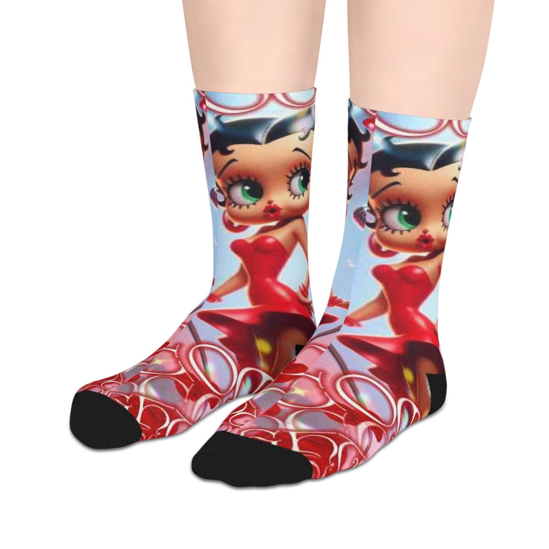 Betty Boop Mid-length Socks - Etsy