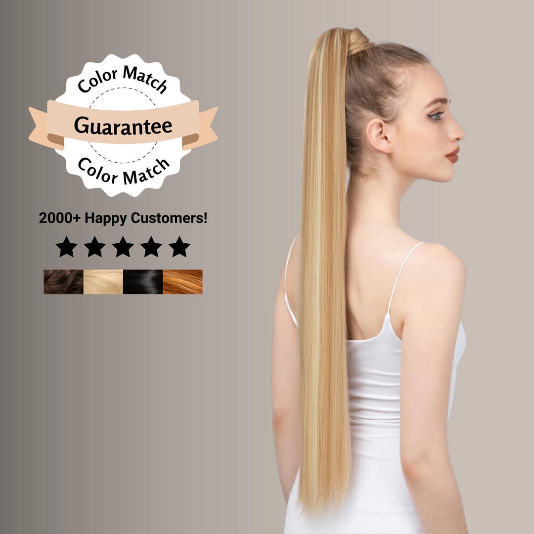 Ponytail Extension Hair Extension, Fake Ponytail, Fake Hair, Blonde ...