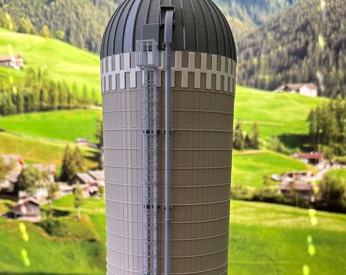 20 Ft Diameter Concrete Stave Silo 1/64 Scale Model Toy - Etsy