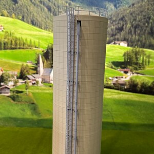 20 Ft Diameter Poured Concrete Silo 1/64 Scale Model Toy - Etsy