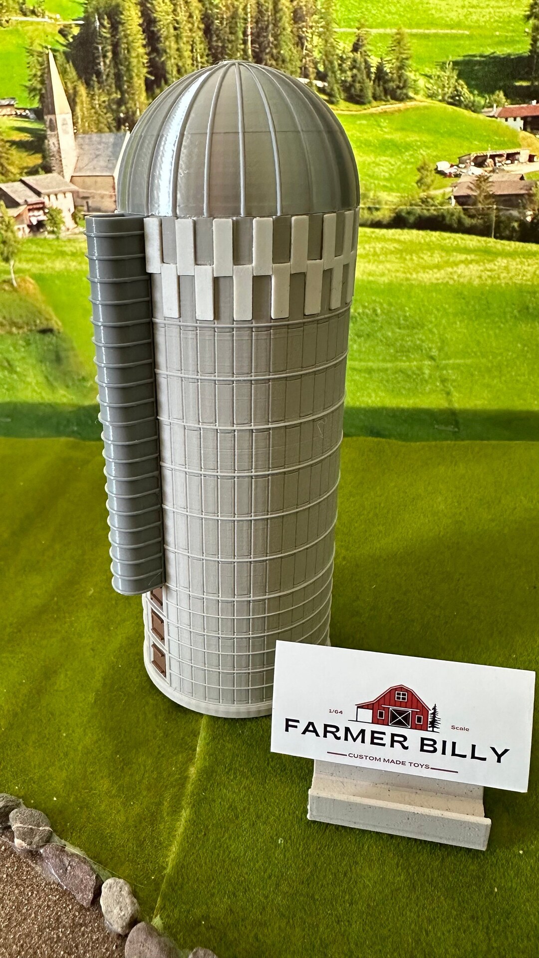 12 Ft Diameter Concrete Silo 1/64 Scale Model Toy - Etsy