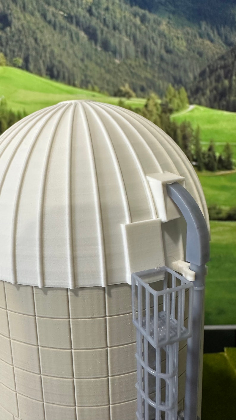 20 Ft Diameter Poured Concrete Silo 2.0 1/64 Scale Model Toy - Etsy