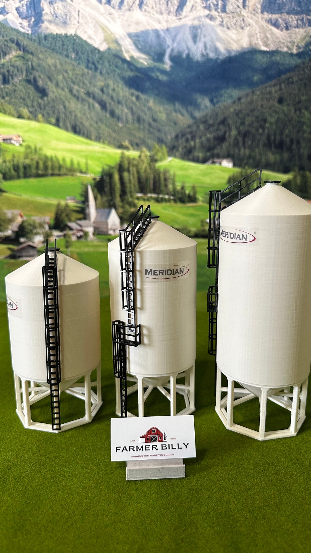 Meridian 1500 Series Smooth Wall Bins 1/64 Scale Model.(please Read the ...