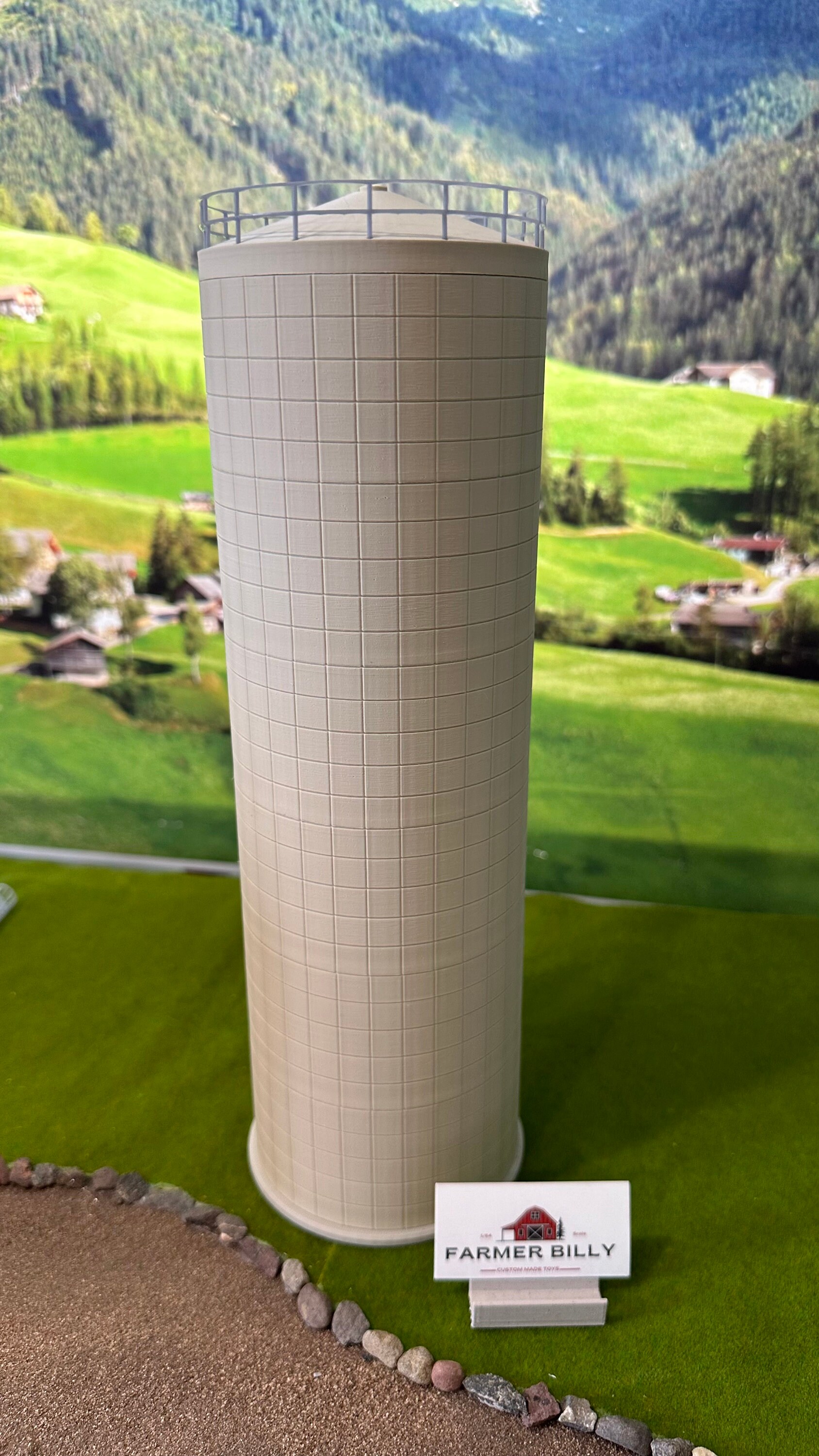 20 Ft Diameter Poured Concrete Silo 1/64 Scale Model Toy - Etsy