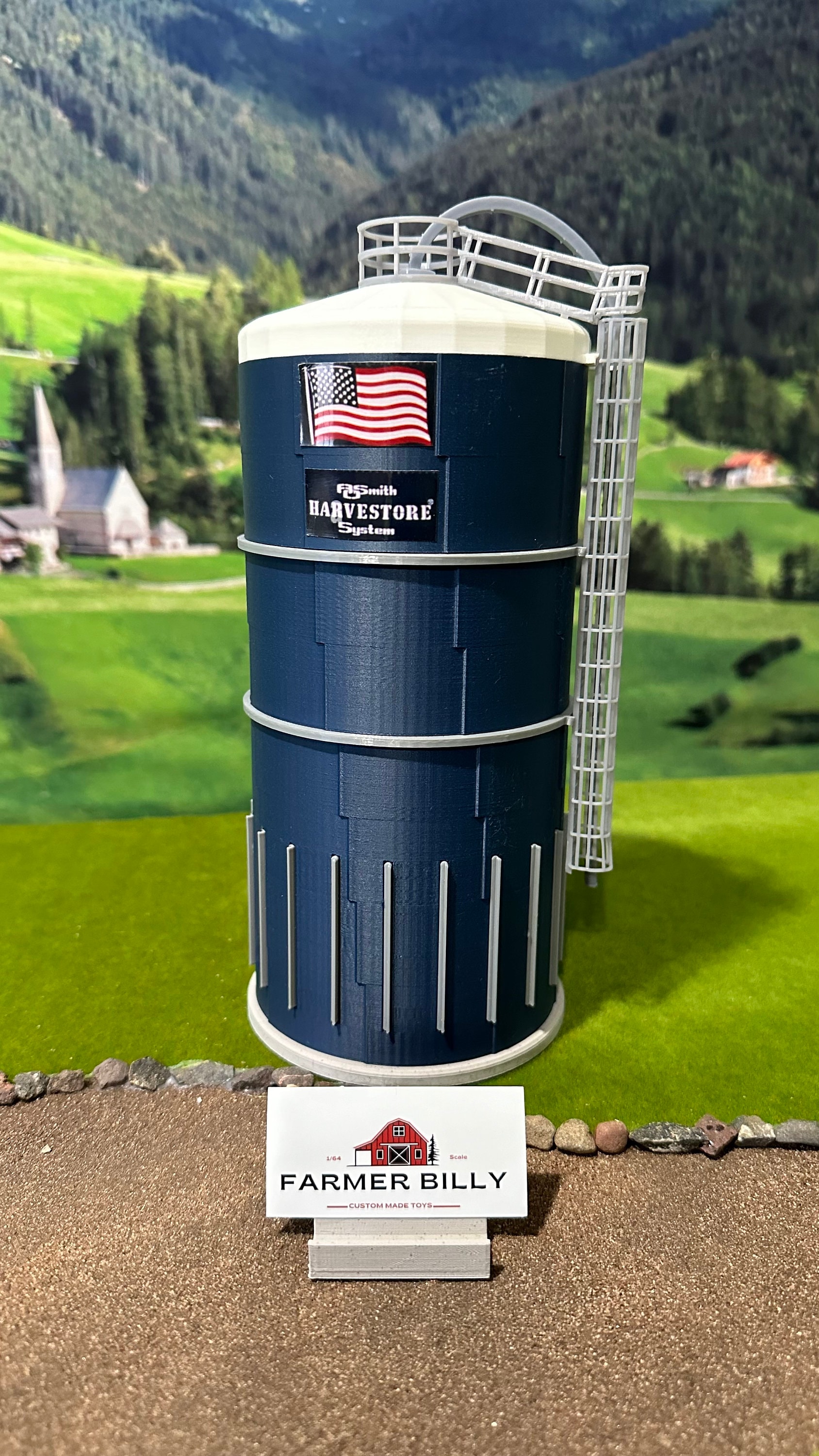 20 Ft Harvestore Silo 1/64 Scale Model Toy - Etsy