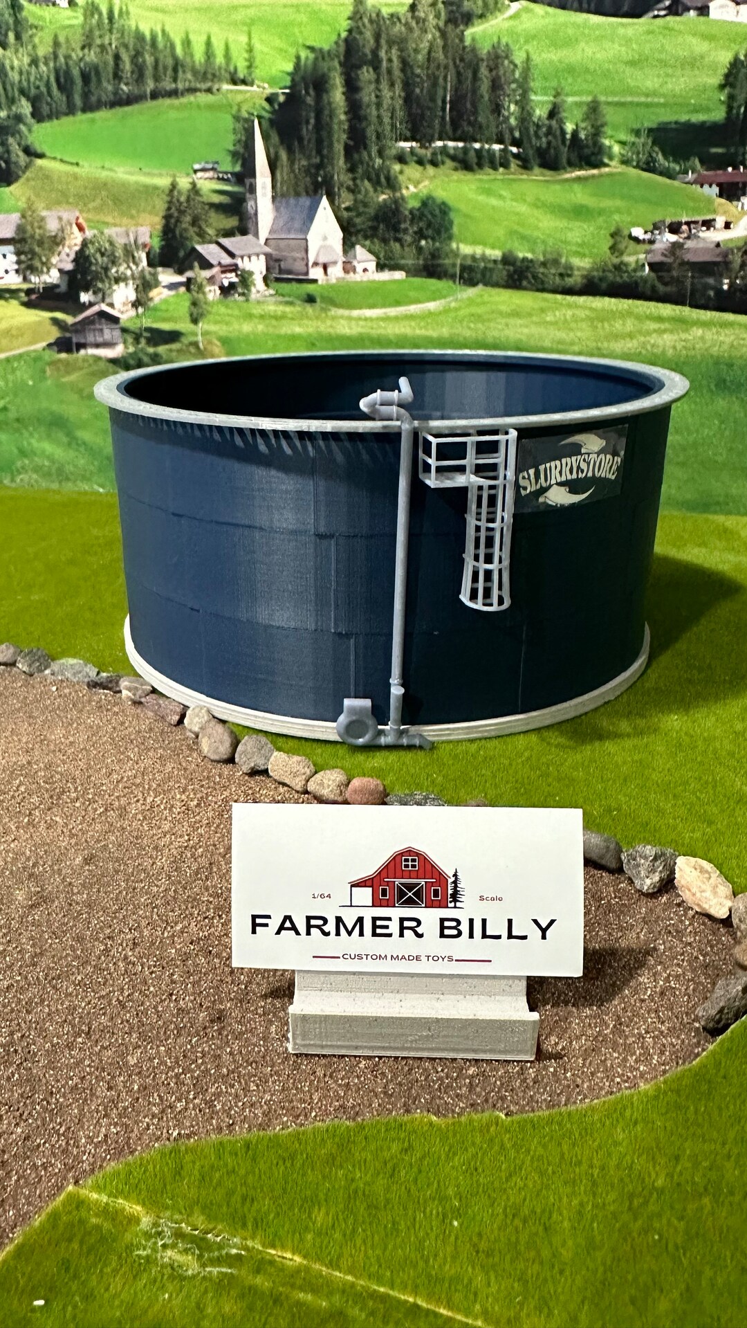 34 Foot Slurrystore Liquid Lagoon 1/64 Scale Model Toy - Etsy