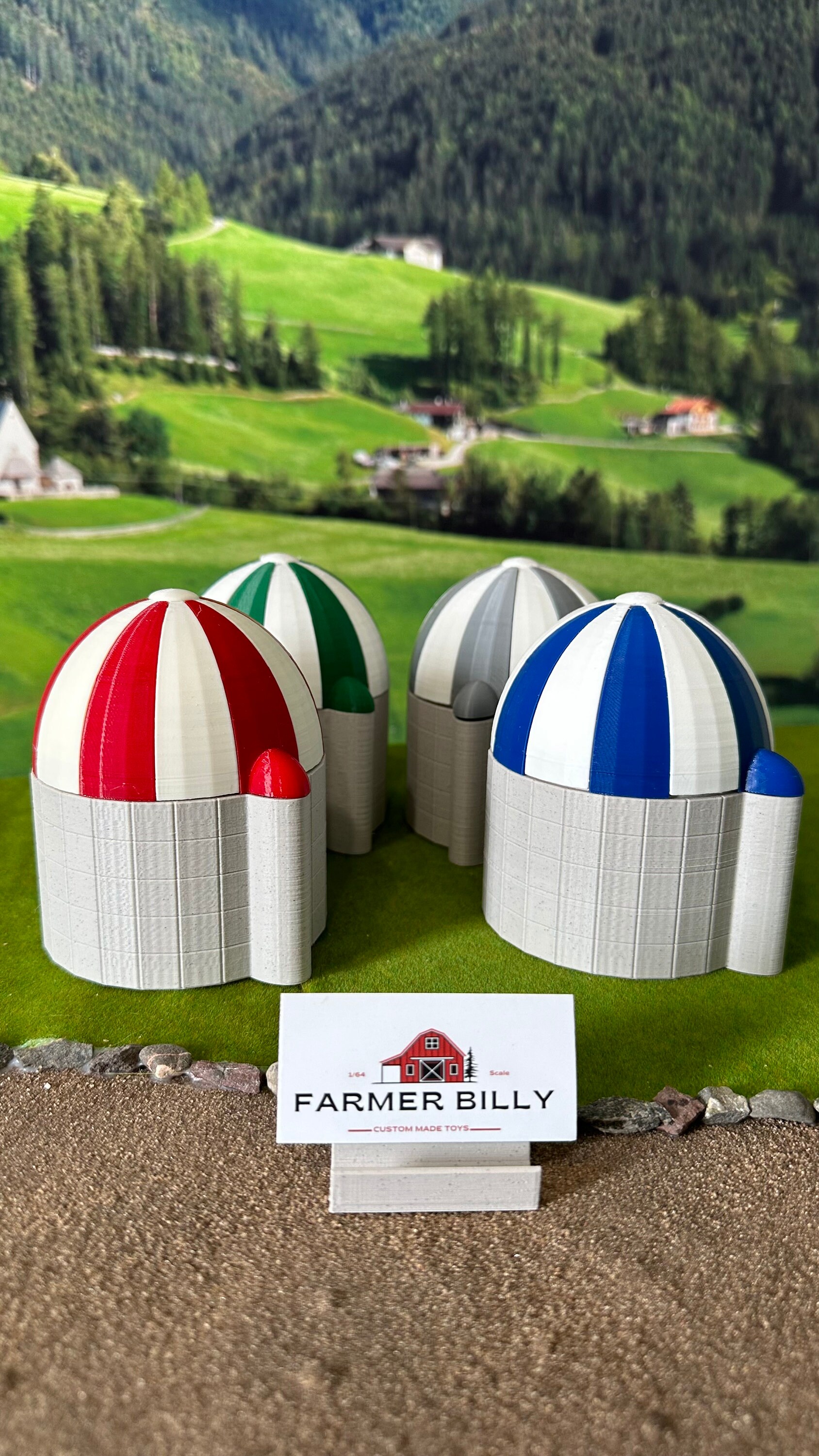 20 Foot Poured Concrete Farm Silo 1/64 Scale Model Toy. - Etsy