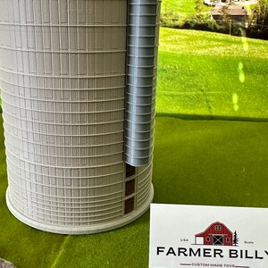 20 Ft Diameter Concrete Stave Silo 1/64 Scale Model Toy - Etsy