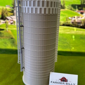 16 Ft Diameter Concrete Stave Silo 1/64 Scale Model Toy(please Read the ...