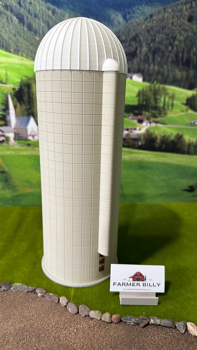 20 Ft Diameter Poured Concrete Silo 2.0 1/64 Scale Model Toy - Etsy