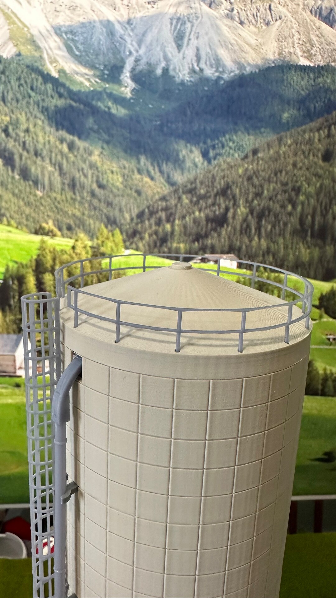 20 Ft Diameter Poured Concrete Silo 1/64 Scale Model Toy - Etsy