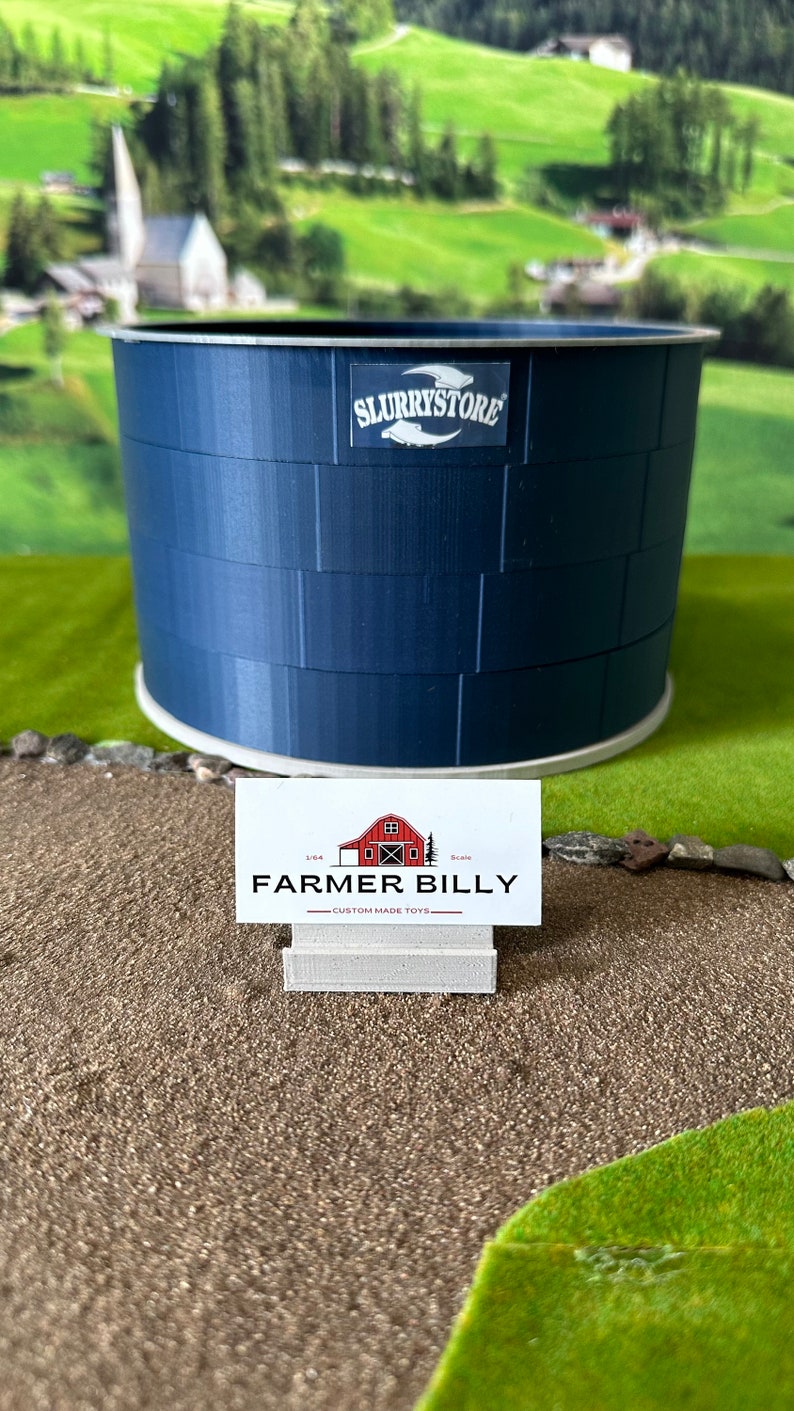 34 Foot Slurrystore Liquid Lagoon 1/64 Scale Model Toy - Etsy