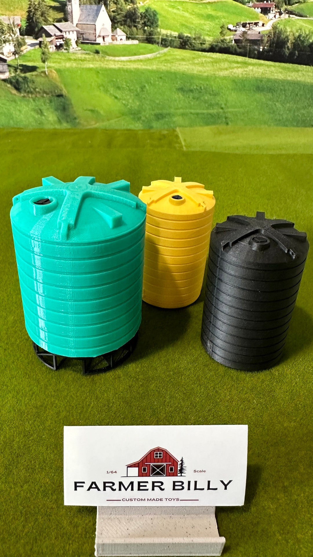 Enduraplas THC Cone Bottom Tanks 1/64 Scale Model - Etsy