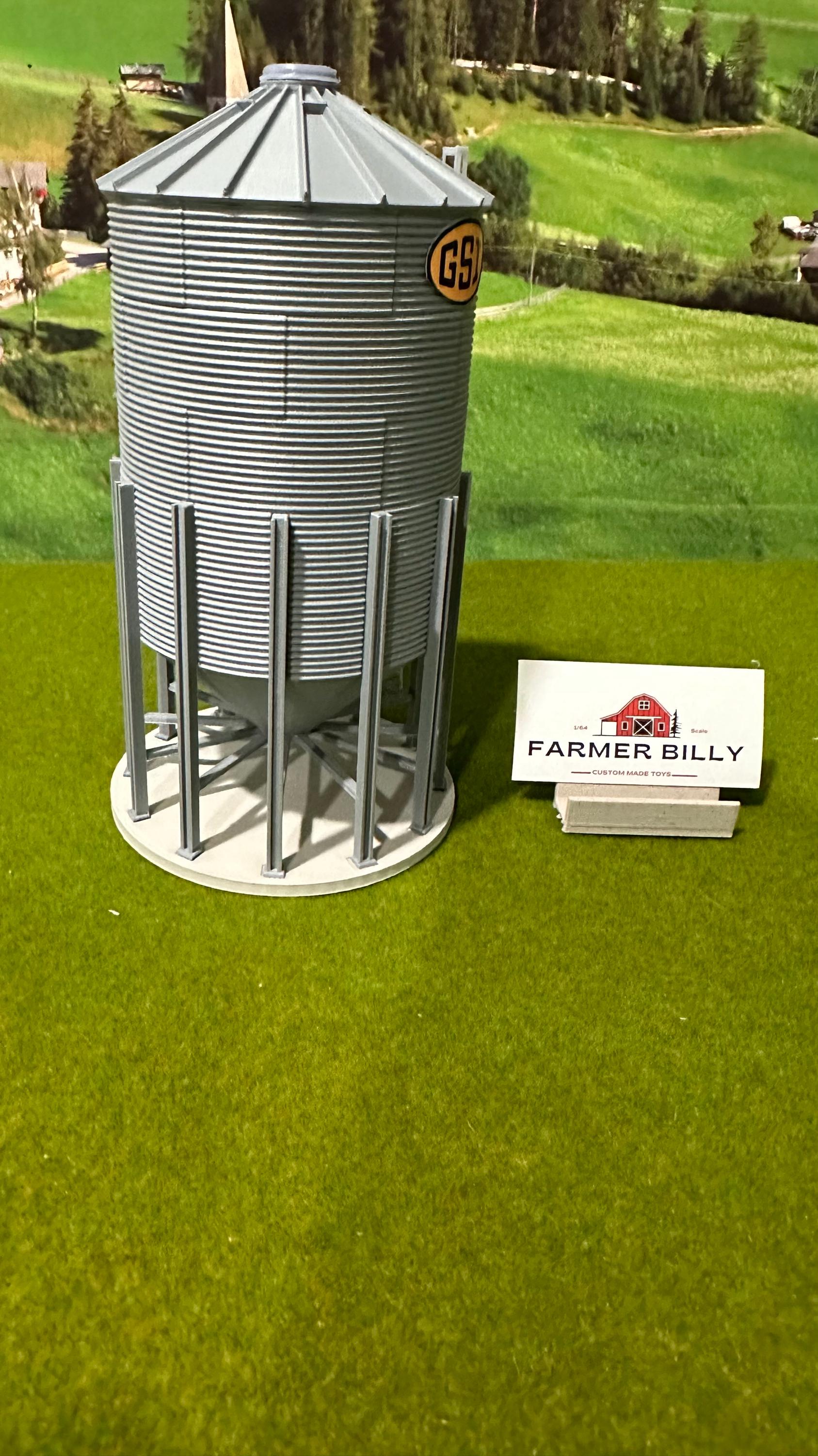 GSI 15ft Hopper Grain Bin 1/64 Scale Model - Etsy