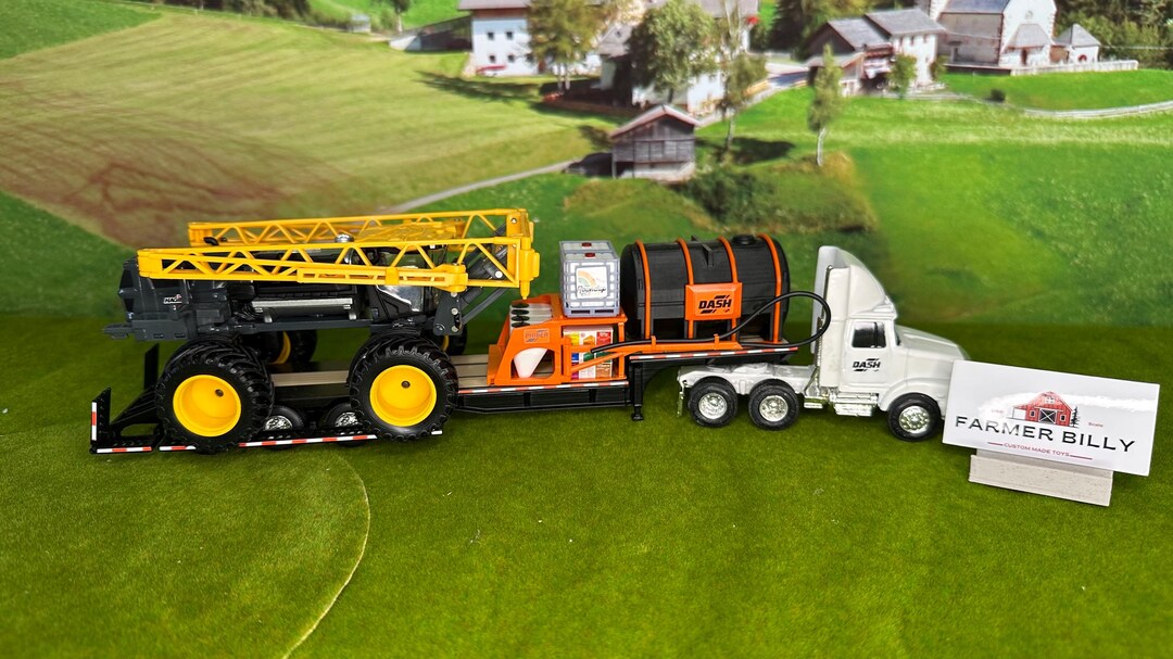 Dash Sprayer Trailer Tri Axle 1/64 Scale Model Toy - Etsy