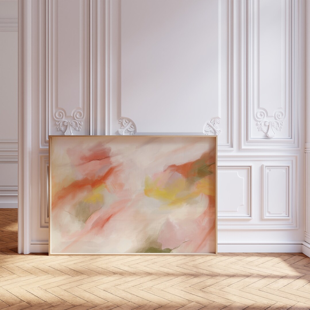 Le Festin Original Abstract Art | Download Print | Earthly Tones ...