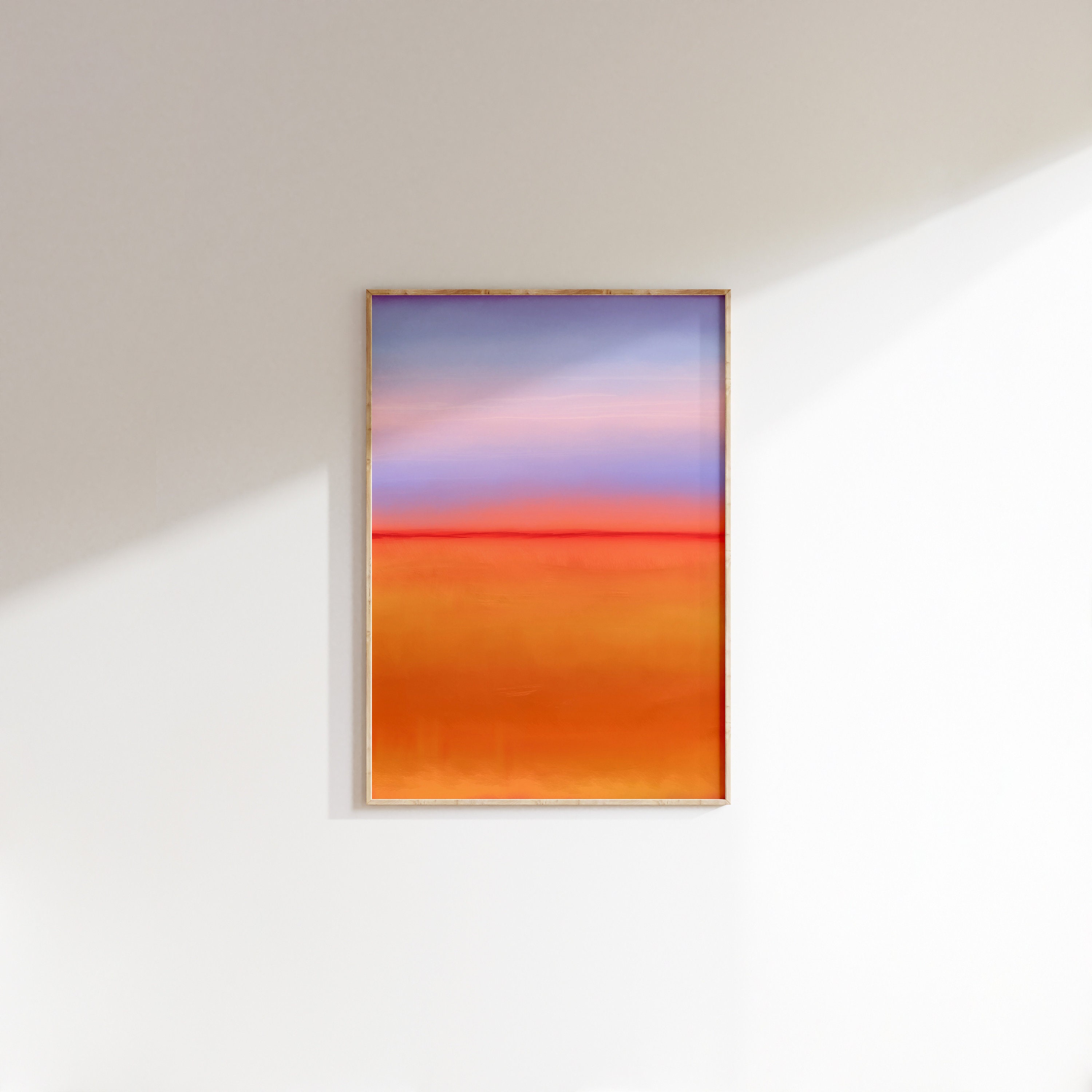Sunset Original Abstract Art Rothko Style Oil Painting Downloadable ...