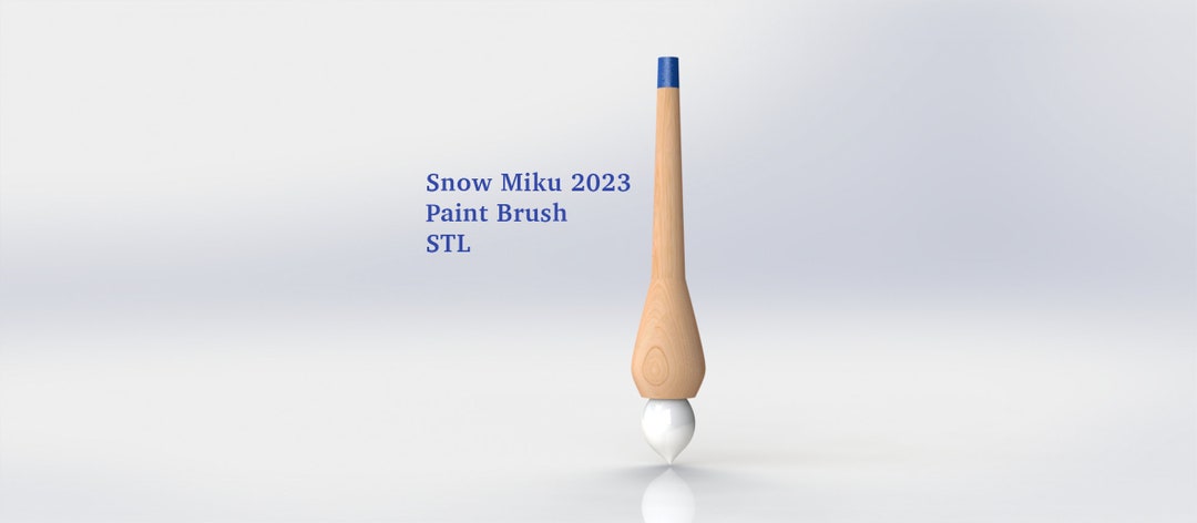 Snow Miku 2023 Paint Brush STL Files - Etsy
