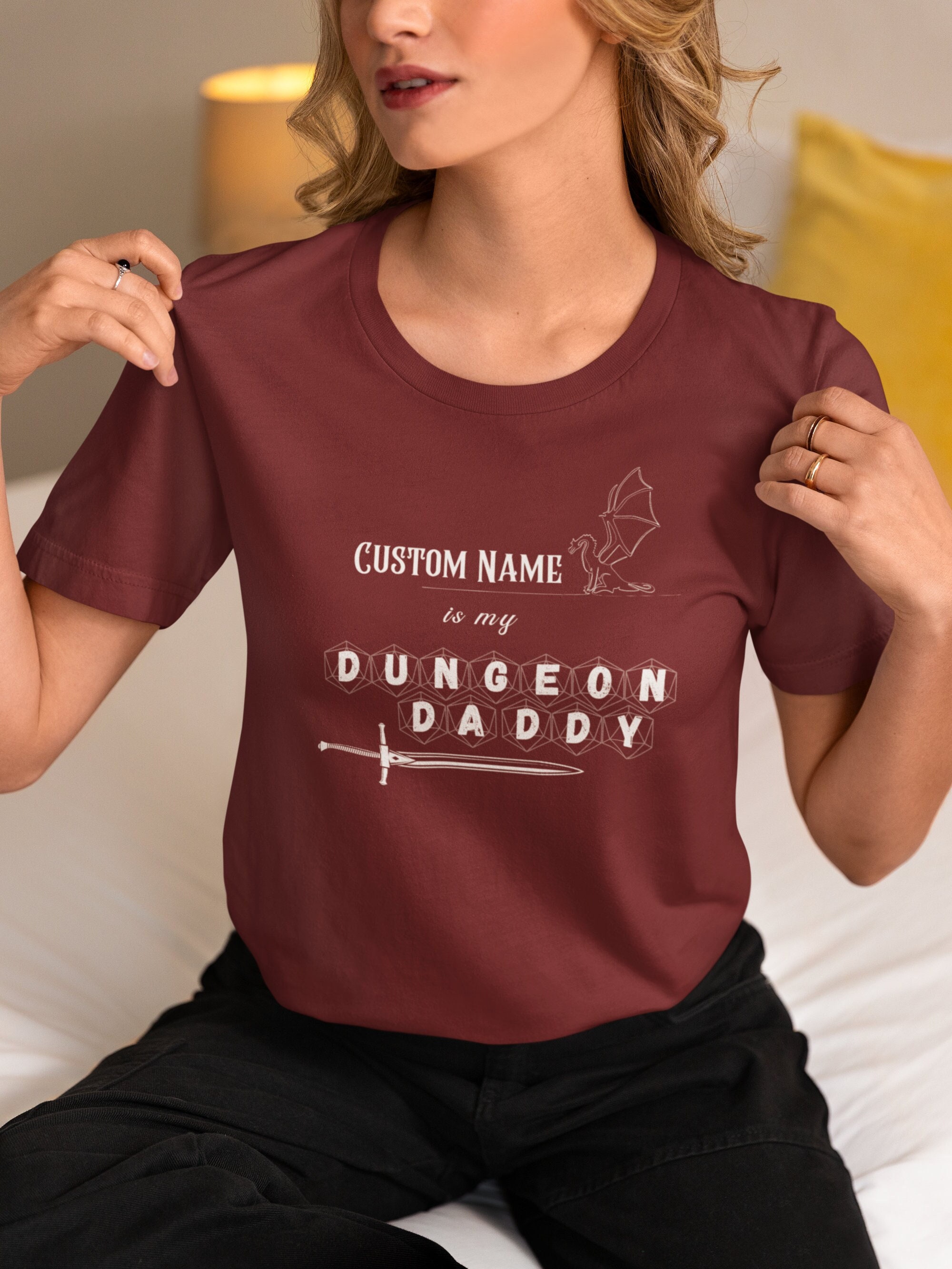 Personalized DND Shirt, Dungeon Daddy Shirt, Dungeons and Dragons Shirt ...