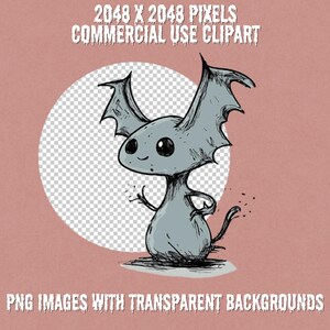 Cute Spooky Monster Clipart Set Hand Drawn Halloween Characters ...