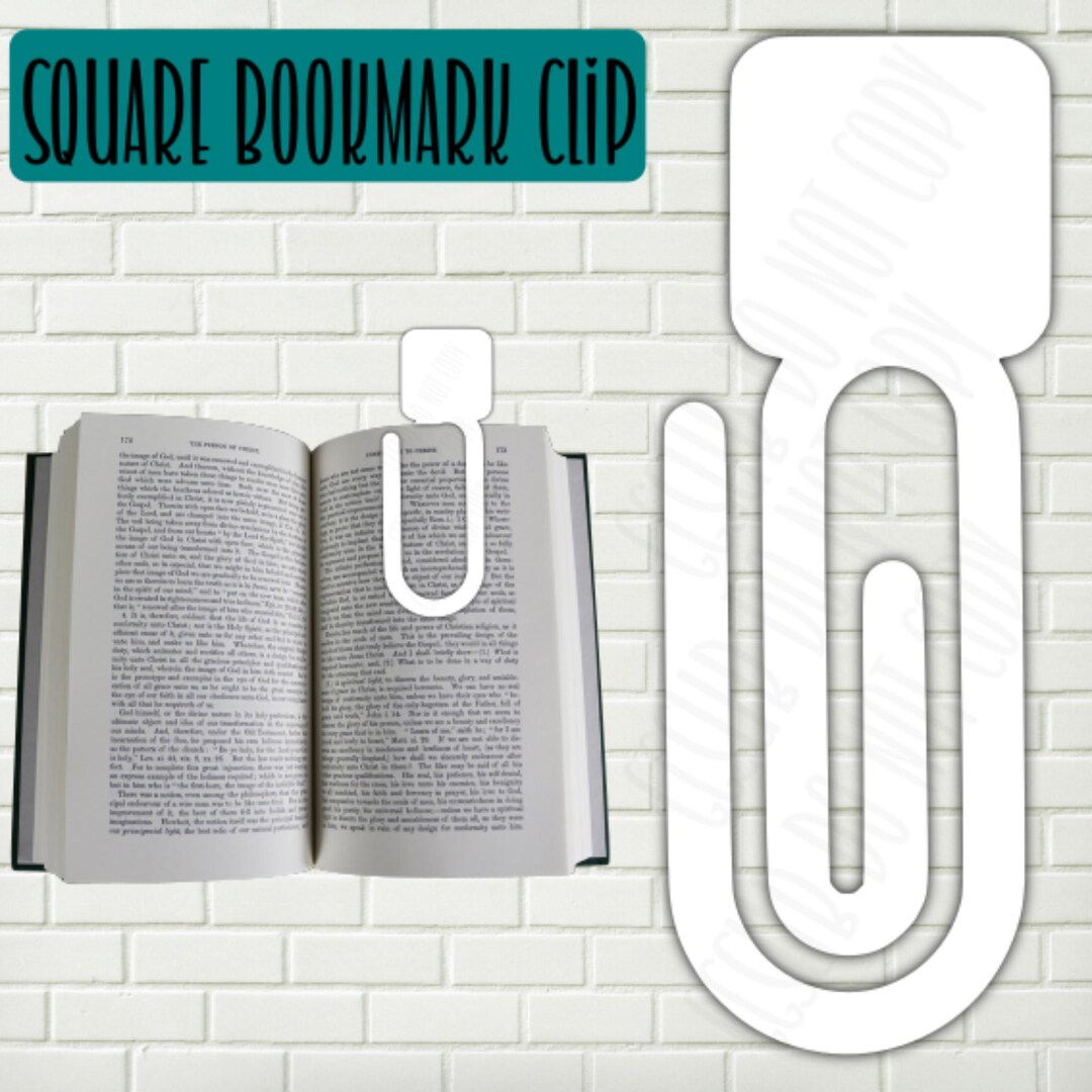 Square Top Bookmark Laser File, Square Paperclip Laser File, Jumbo ...