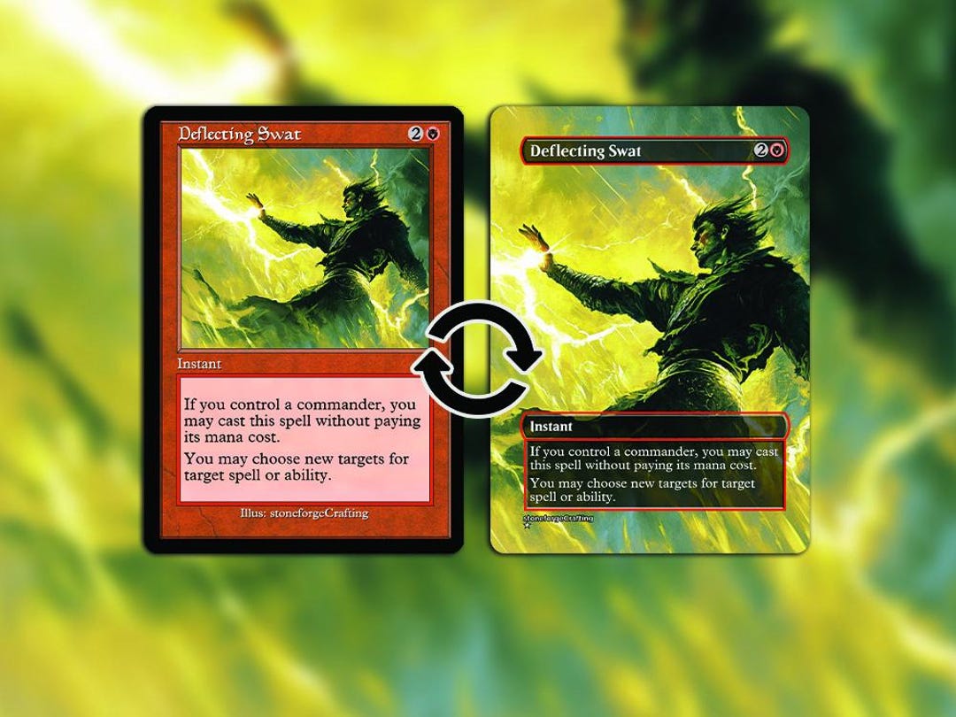 MTG Proxy Deflecting Swat Commander, EDH, Magic the Gathering, MTG ...
