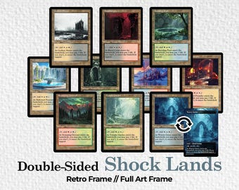 MTG Proxy Dual Lands Commander, EDH, Magic the Gathering, MTG Proxies ...