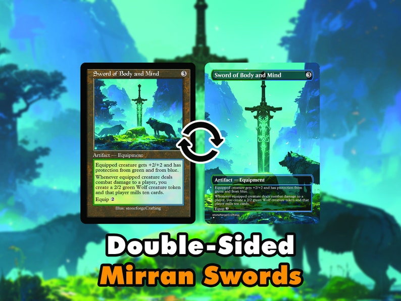 MTG Proxy Mirran Swords Commander EDH, Magic the Gathering, MTG Proxies ...