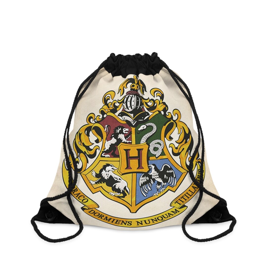 Harry Potter Drawstring Bag, Hogwarts Houses, Gryffindor, Slytherin ...