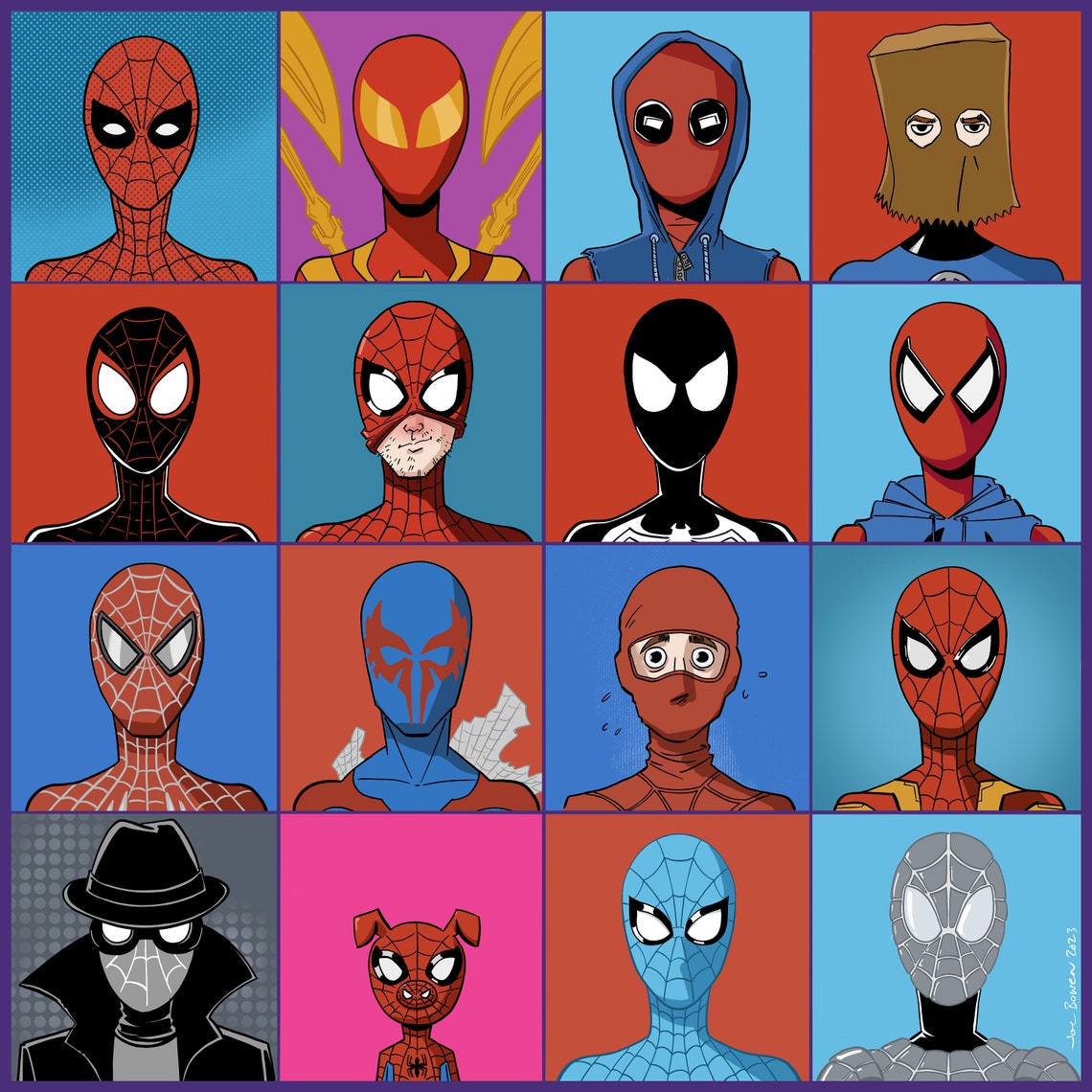 Spider-man Art Print - Etsy