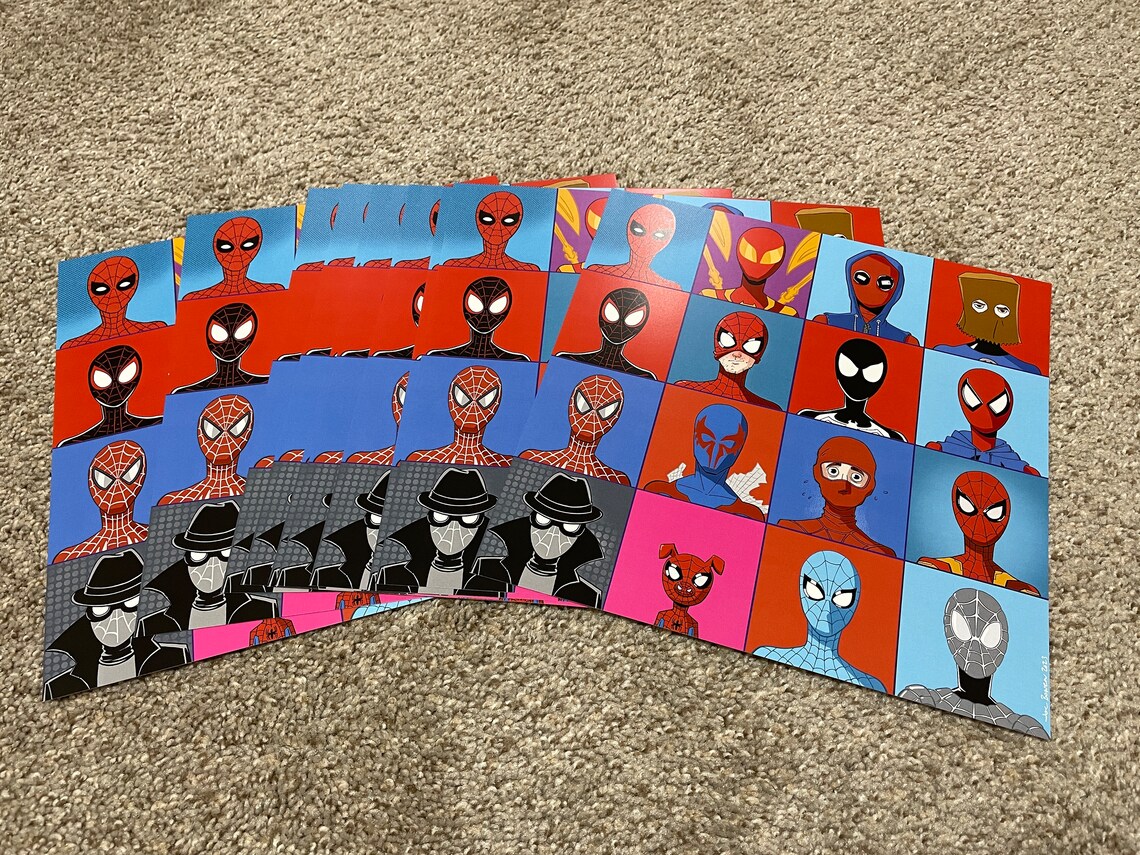 Spider-man Art Print - Etsy