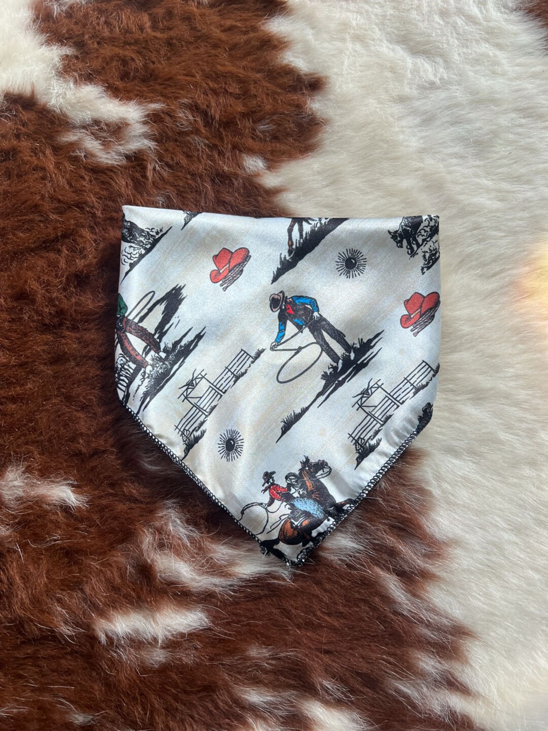 White Cowboy Wild Rag | Wild Rag | Cowboy Wild Rag | Cowboy Wild Rag ...