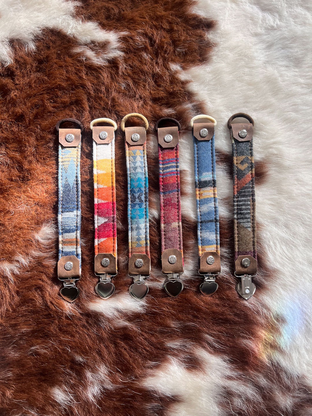 Pendleton Pacifier Clip | Cowboy Pacifier | Cowgirl Pacifier | Western ...