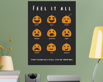 Pumpkin Emotions Chart - Etsy