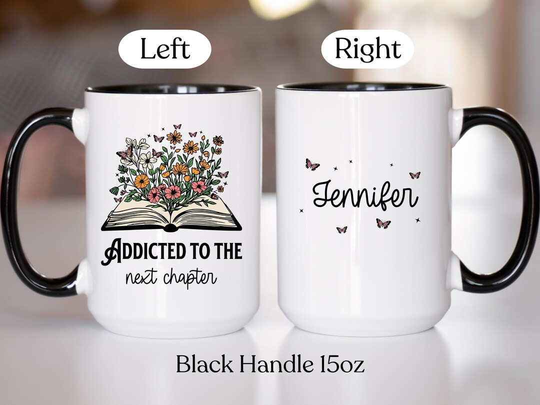 Funny Reading Mug Personalized, Mugs for Book Lover, Custom Book Lover ...
