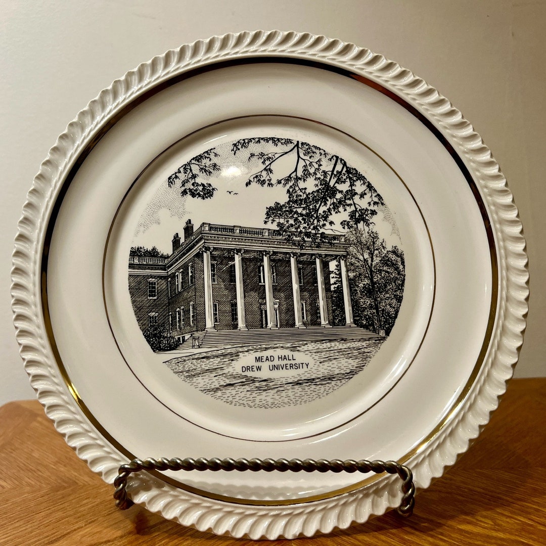 Collectible Drew University, Mead Hall, Plate - Etsy