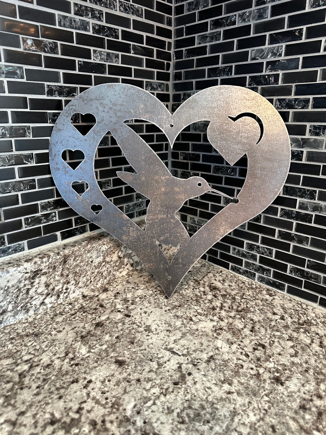 Hummingbird Hearts Wall Art - Etsy