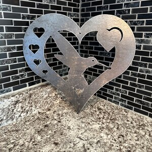 Hummingbird Hearts Wall Art - Etsy