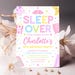 Editable Sleepover Birthday Invitation, Slumber Party Invitation ...