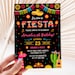 Editable Fiesta Invitation, Fiesta Birthday Invitation, Mexican Theme ...