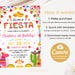 Editable Fiesta Invitation, Fiesta Birthday Invitation, Mexican Theme ...