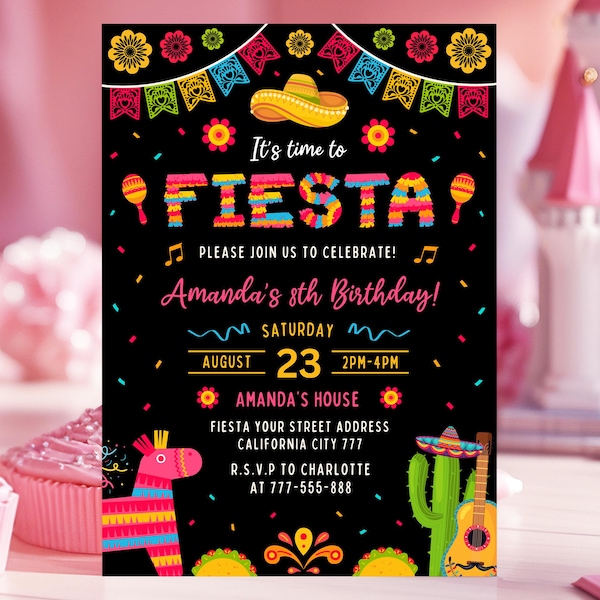 Fiesta Invitation - Etsy