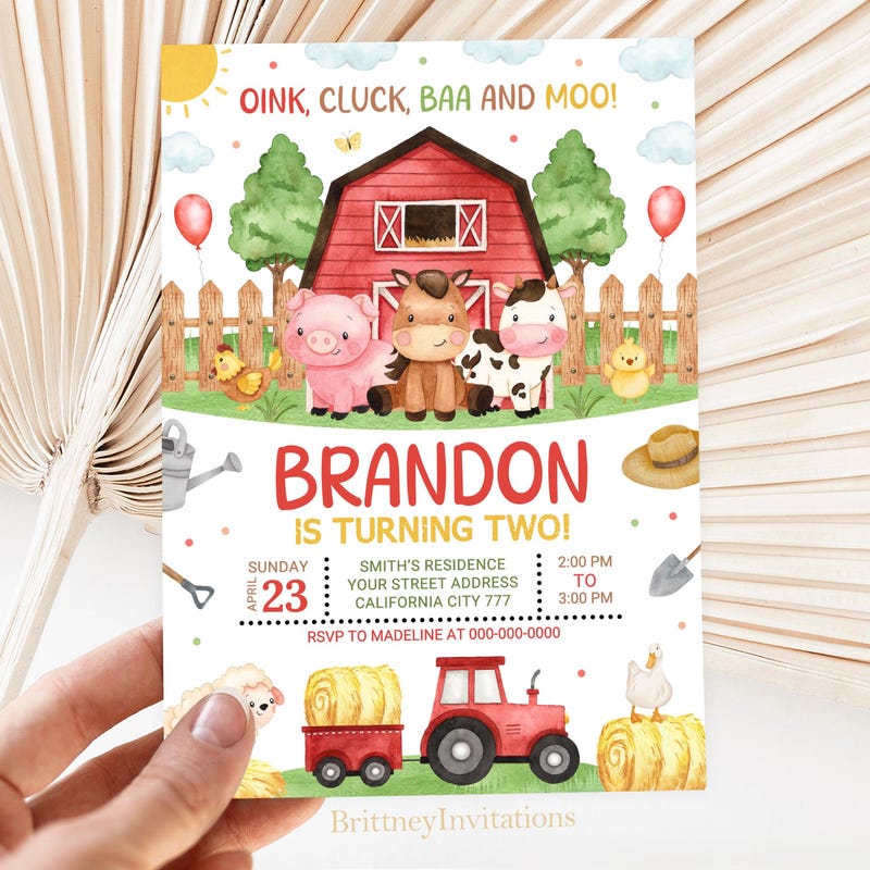 Farm Themed Party - Etsy