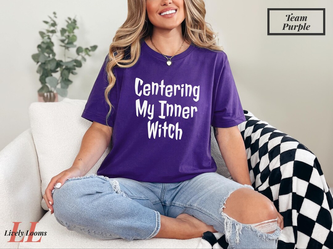 Centering My Inner Witch Halloween Shirt Meditation Introspection ...