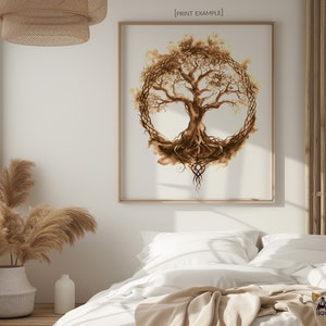 Bohemian Tree of Life: Instant Digital Download Yoga Art Print ...