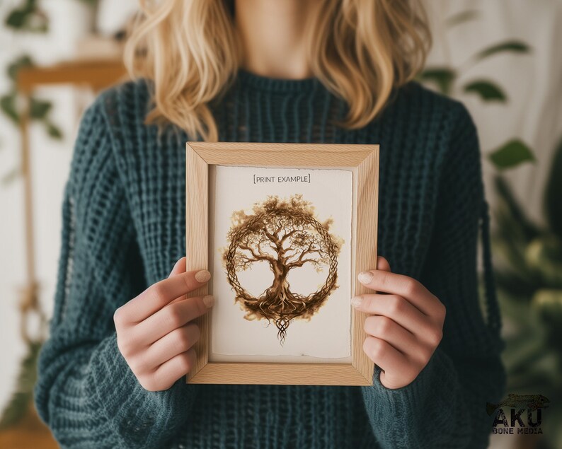 Bohemian Tree of Life: Instant Digital Download Yoga Art Print ...