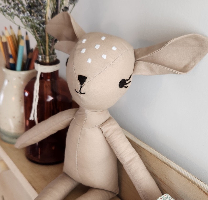 PDF Sewing Pattern for Darla the Deer Stuffed Animal - Etsy
